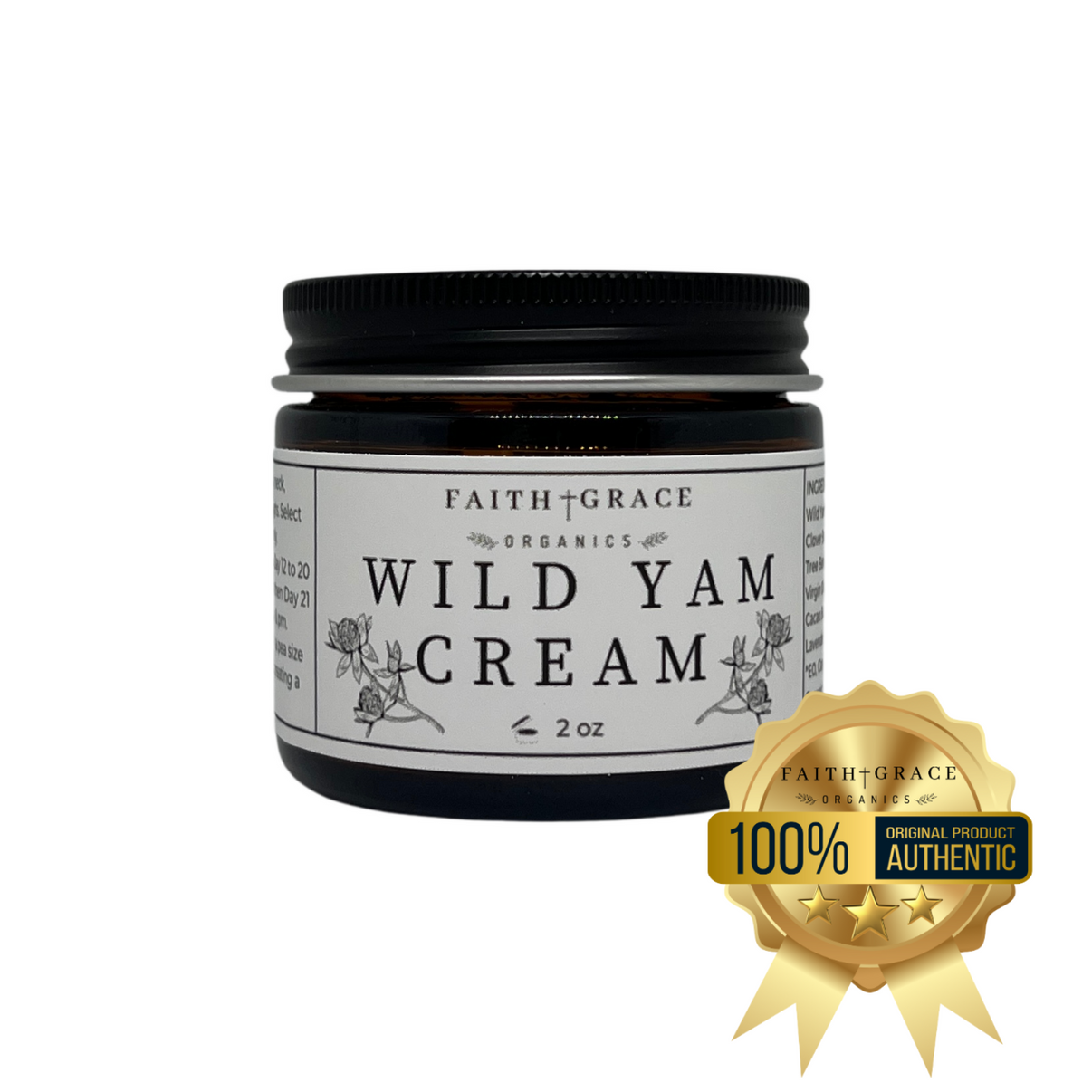 Wild Yam Cream, Best Seller, Made with Organic Ingredients